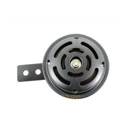 Hupe 6V 9W 70mm Schwarz f&uuml;r Kreidler Florett, Z&uuml;ndapp, Hercules, Puch, Simson, DKW, KTM, Mofa, Moped, Mokick