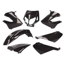 Verkleidungskit schwarz f&uuml;r Derbi Senda R, SM X-Treme, SM DRD