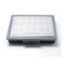 Sortimentskasten 10 Stk. Endh&uuml;lse 5mm 5 6mm 7mm 3 geschlitzt 5-6mm 2 Einh&auml;ngenippel 8x9 Schraubnippel 5x7 6x9 7x9