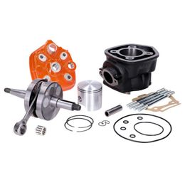 Big Bore Zylinderkit MVT Iron Max mit 44.8mm Kurbelwelle KB=13mm 90ccm f&uuml;r Piaggio/Derbi D50B0