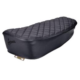 Sitzbank Kit SCHMITT Raute gesteppt, schwarz / schwarz f&uuml;r Simson S50, S51, S70