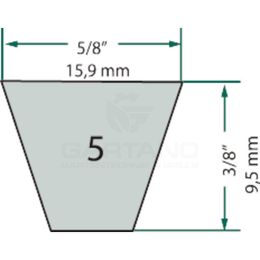 Keilriemen GRANIT, f&uuml;r MTD 11E, 11/81, 111/810, B10, B12, T81, weitere
