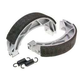 Bremsbackensatz Polini 140x25mm inkl. Federn f&uuml;r Trommelbremse f&uuml;r Aprilia 50 Scarabeo, Piaggio 50 Fly, Liberty, Vespa 50 Primavera