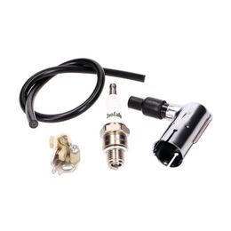 Z&uuml;ndung Set mit Kerzenstecker, Z&uuml;ndkerze, Unterbrecher, Kabel f&uuml;r Simson S50, S51, Schwalbe, Sperber, Star, Habicht, Spatz