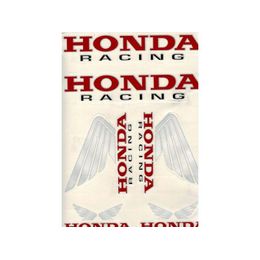 Sponsor Kit 310 x 220mm Rot Schwarz f&uuml;r Moped