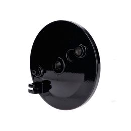 Bremsschild Bremsankerplatte hinten ohne Bohrung Bremslichtschalter, schwarz f&uuml;r Simson S50, S51, S70, KR51, SR4-1 Spatz, SR4-2 Star, SR4-3 Sperber, 