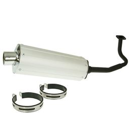 Auspuff Aluminium f&uuml;r GY6 50ccm