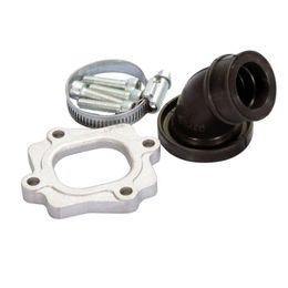 Ansaugstutzen Polini 360 23/28,5mm f&uuml;r Minarelli liegend mit 19mm CP Evolution, 19mm PHBG Evolution Vergaser