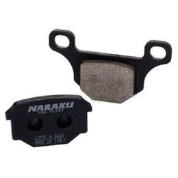 Bremsbel&auml;ge Naraku organisch f&uuml;r Aprilia RS4, Derbi GPR, Motorhispania RX, Pegasus R50X, Rieju MRT