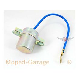 Kondensator Metall Blau f&uuml;r Mobylette, Moped, MBK, AV 51 88