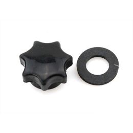 Sterngriffmutter Schwarz mit Gummischeibe f&uuml;r Simson, KR51/1, KR51/2, SR4-2, SR4-3, SR4-4, SR50, SR80