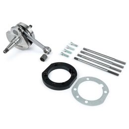 Adapterplatten Set / Spacer PX200 inkl. BGM Kurbelwelle 2% f&uuml;r Vespa PX125, PX150, Cosa125, Cosa150, Sprint Veloce150, GTR125, Super150