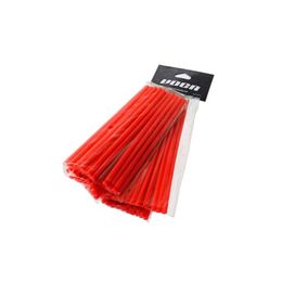Speichencover Set VOCA 215mm vorn, 190mm hinten - je 38 St&uuml;ck - rot