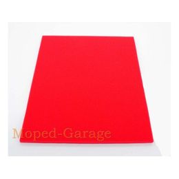 Luftfiltermatte Rot 33x28 cm 10mm f&uuml;r Hercules K 50 GS, 75 Prima, Ultra, MK, Supra, Z&uuml;ndapp GTS, KS, CS, CX, Hai, Kreidler Florett, Flory, MF, Puch, 