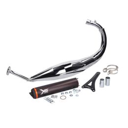 Auspuff Tecnigas XS Chrom f&uuml;r Beta Truerba RR/RR 50 CE