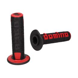 Griffe Satz Domino A360 Off-Road schwarz / rot