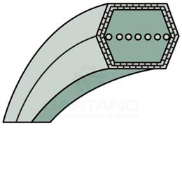 Keilriemen GRANIT, f&uuml;r John Deere / Sabo 2210, 2305, X465, X475, X485, X495, X575, X585, weitere