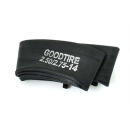Schlauch Gummi 2,50/2,75-14 Autoventil f&uuml;r Hercules, Z&uuml;ndapp, Kreidler, Puch, Simson, Sachs, Peugeot, Honda, Yamaha, Suzuki, Kawasaki, Piaggio, Vespa,