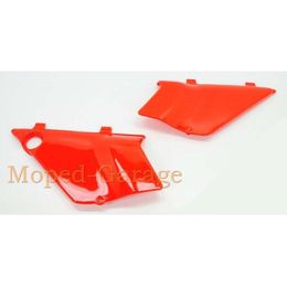Seitendeckel Rot Kunststoff 2 St&uuml;ck f&uuml;r Honda, MT 50, 80