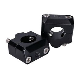 Lenkerklemme Set Doppler 22mm auf 28,6mm schwarz