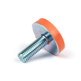 Gummipuffer &Oslash;=27mm x 6mm mit Gewindestange M8 f&uuml;r Hauptst&auml;nder BGM PRO Soft Stop System
