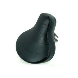 Sattel mit Sattelst&uuml;tze Rechteckaufnahme 54x33mm Schwarz f&uuml;r Piaggio Vespa Ciao, Citta, Gilera Mofa, Solo 710, 711, 712, 713, 715, Mars Batavus