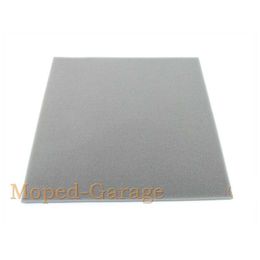 Luftfiltermatte 33x33 cm 10mm Grau f&uuml;r Hercules K 50 GS, 75 Prima, Ultra, MK, Supra, Z&uuml;ndapp GTS, KS, CS, CX, Hai, Kreidler Florett, Flory, MF, Puch, 