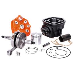 Big Bore Zylinderkit MVT Iron Max mit 45mm Hub Kurbelwelle KB=13mm 90ccm f&uuml;r Minarelli AM6