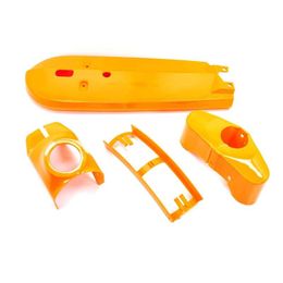 Verkleidungssatz Kunststoff Orange 4-teilig f&uuml;r Kreidler Florett RS, RM, GT