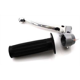 Armatur Aluminium Kupplungshebel Schwarz 22mm 105mm f&uuml;r Z&uuml;ndapp, Kreidler, Hercules, Puch, DKW, KTM, Mofa, Moped, Mokick