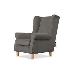 KONSIMO Ohrensessel Miles grau Ma&szlig;e (cm): B: 82 H: 105 Sessel & Hocker > Sessel nach Material > Stoff Sessel &raquo; Sofa DE