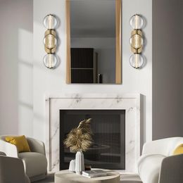 Elstead Lighting Atomo Wandleuchte, LED 3-flammig, QN-ATOMO-3W-BG,