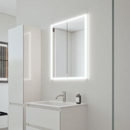 Burgbad RL20 Spiegelschrank, 2 Türen mit Klarglasausschnitt, SPVN060F6947G0290,