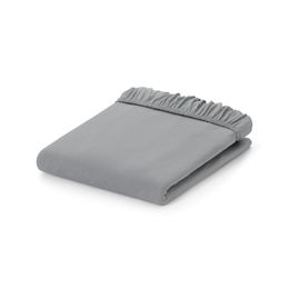 Tchibo - Jersey-Spannbettlaken - grau