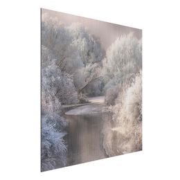 Bilderwelten Alu-Dibond Outdoor Bild Winter Song