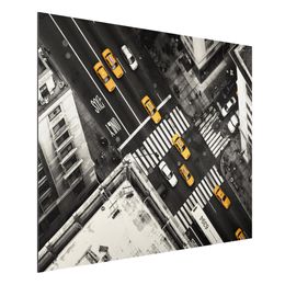 Bilderwelten Alu-Dibond Outdoor Bild New York City Cabs