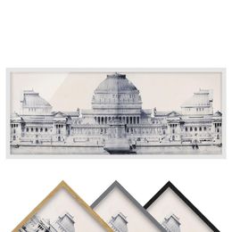 Bilderwelten Bild mit Rahmen - Querformat Prix de Rome Skizze I