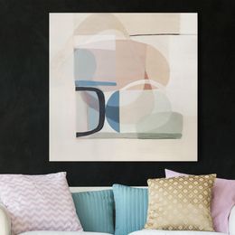Bilderwelten Leinwandbild - Quadrat Multiform III