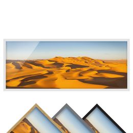Bilderwelten Bild mit Rahmen - Panorama Murzuq Desert In Libya