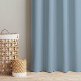 Bilderwelten Vorhang Pastell Blau - blickdichte Gardine Unifarben Wohnzimmer Schlafzimmer Küche Bad Badezimmer Jugendzimmer Kinderzimmer Blau