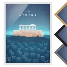 Bild mit Rahmen Reiseposter - Athen