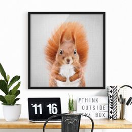 Bilderwelten Bild mit Rahmen Eichh&ouml;rnchen Elisabeth
