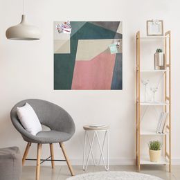 Bilderwelten Glasbild originell Abstrakt rosa Glas Wandbild - Die Passage - Deko Wohnzimmer Schlafzimmer