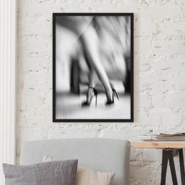 Bilderwelten Bild mit Rahmen Walking in Paris
