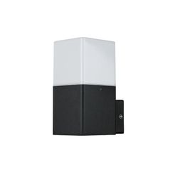 Licht-Erlebnisse Außen Wandlampe (B)8.3 x (H)16.5 cm in Schwarz Weiß | Gr.: onesize