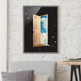 Bild mit Rahmen Retro Collage - Das Portal