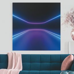 Bilderwelten Leinwandbild Neonlichter
