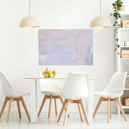 Bilderwelten Leinwandbild originell modern Kunstdruck pastell - Farbstrukturen in Pastell - Wandbild XXL Wohnzimmer Schlafzimmer
