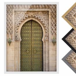 Bilderwelten Bild mit Rahmen - Hochformat Oriental Gate