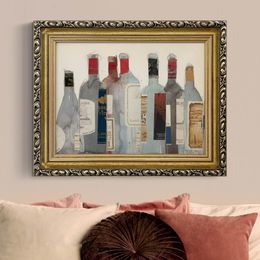 Gerahmtes Leinwandbild Wein & Spirituosen I